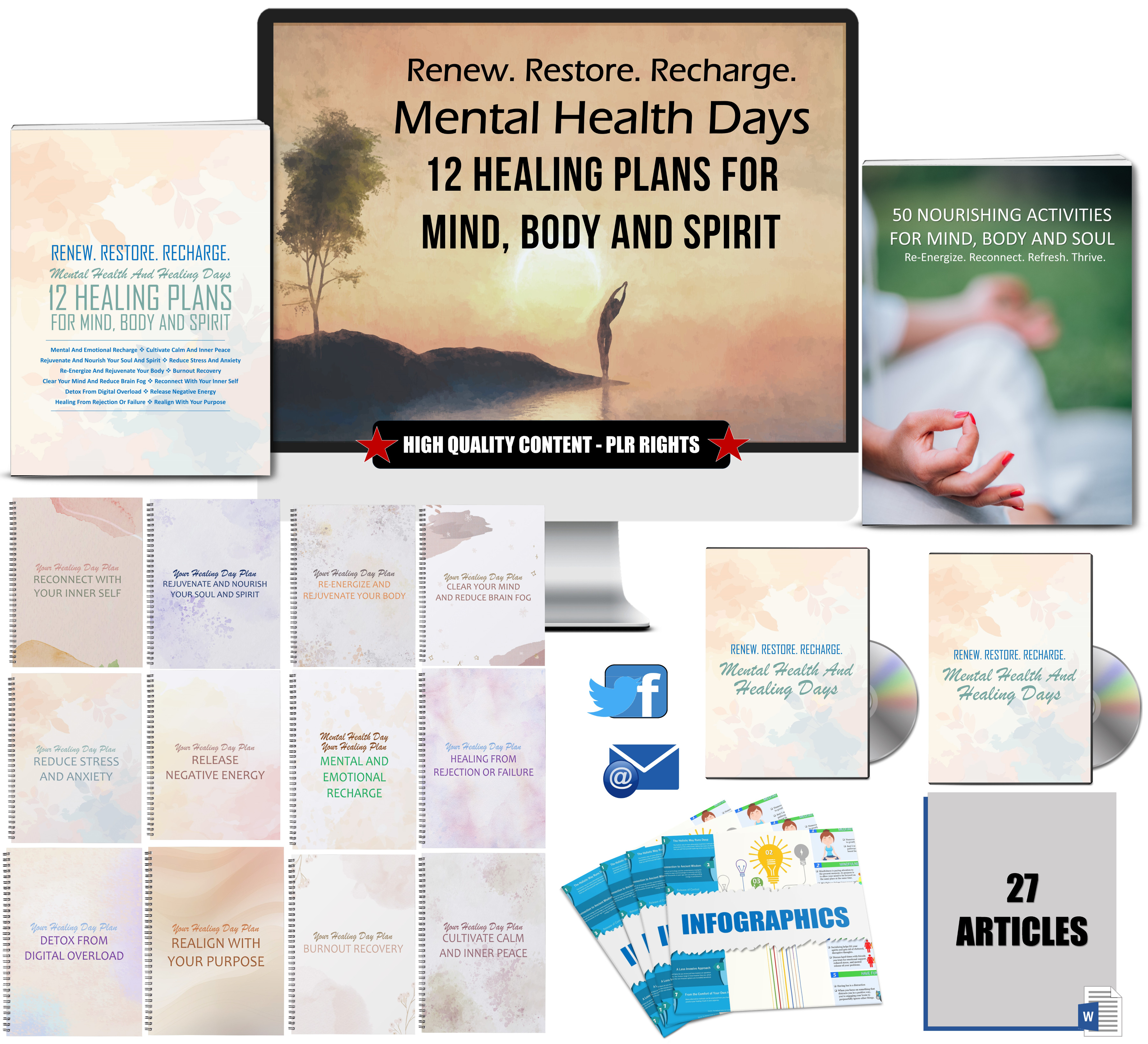 Mental Health Days: 12 Healing Plans For Mind, Body And Spirit Content ...